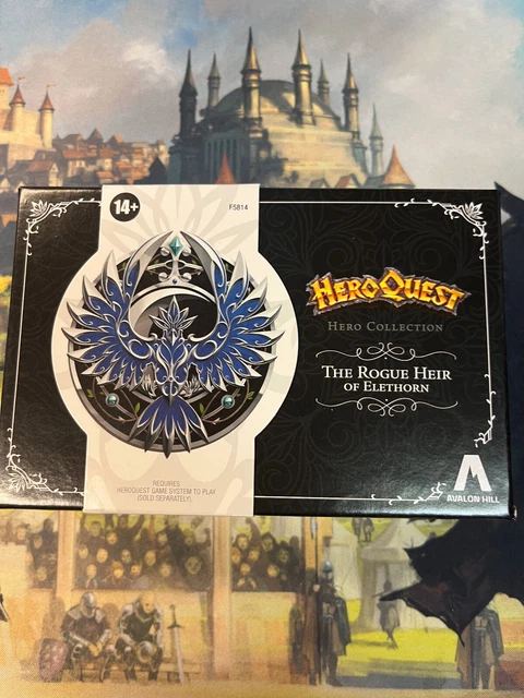 HEROQUEST: THE ROGUE Heir of Elethorn Hero Expansion Hasbro Hero Quest ...