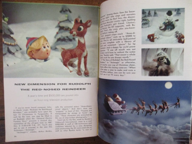 12/5/1964 TV GUIDE(RUDOLPH THE RED-NOSED REINDEER/TINA LOUISE/GILLIGAN ...