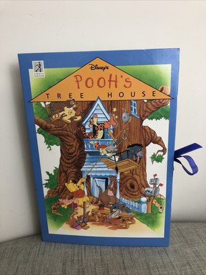 DISNEY WINNIE THE Pooh's Pop-Up Tree House Adventure Book Hard book ...