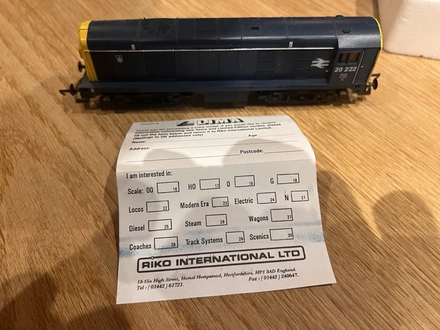 LIMA L204634 CLASS 20 20222 In Br Blue With Large Numbers £31.63 ...