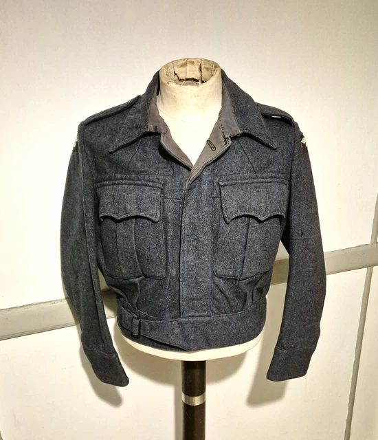 ORIGINAL WW2 BRITISH RAF Royal Air Force Aircrew Battledress Jacket £ ...