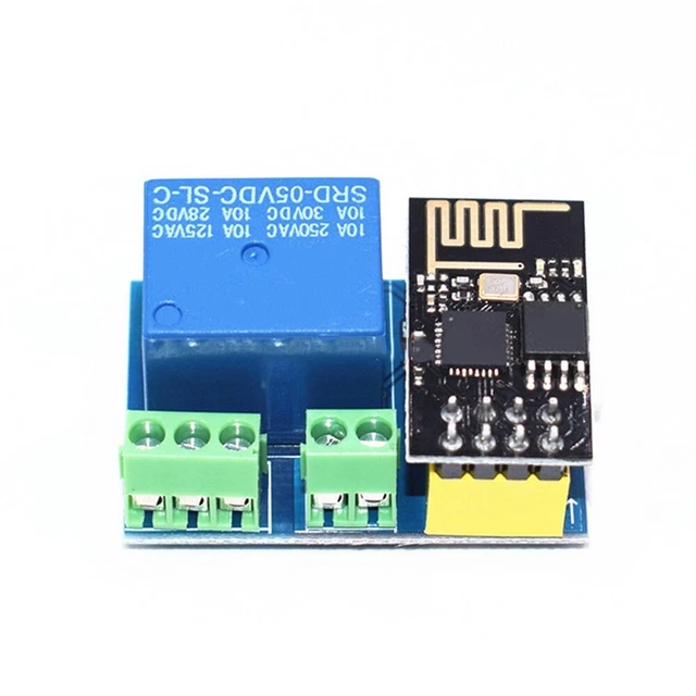 MODULE RELAIS WIFI sans fil ESP8266 ESP01S 5V maison intelligente déverrouillag EUR 9,23 ...