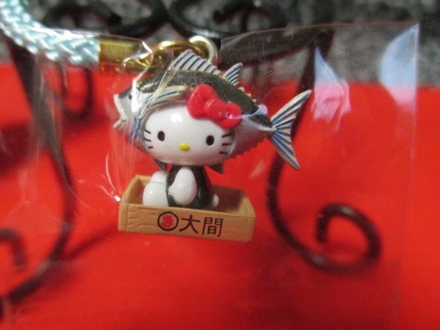 GOTOCHI KITTY SANRIO Aomori Tuna Nonna Tuna 2004 etichetta Fish QD EUR ...