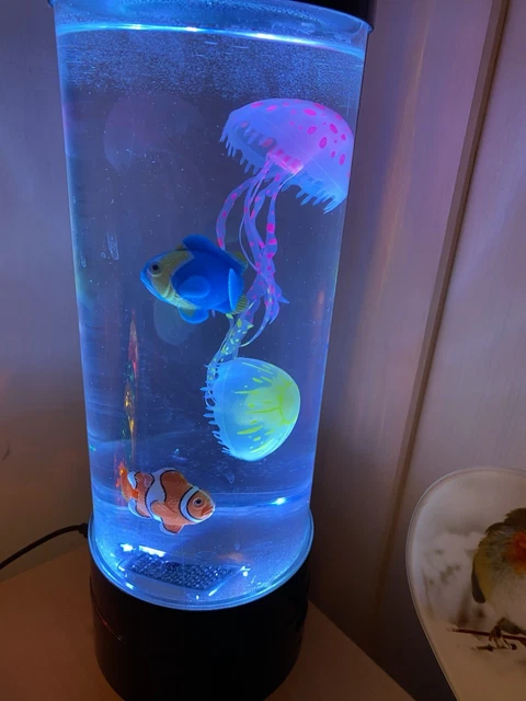 AQUARIUM LED JELLYFISH Lava Lamp £6.52 - PicClick UK