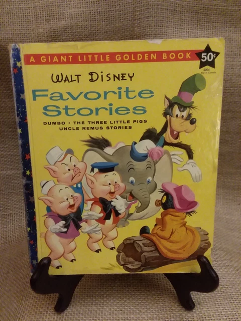 WALT DISNEY FAVORITE STORIES Giant Little Golden Book 1957 1st Edition ...