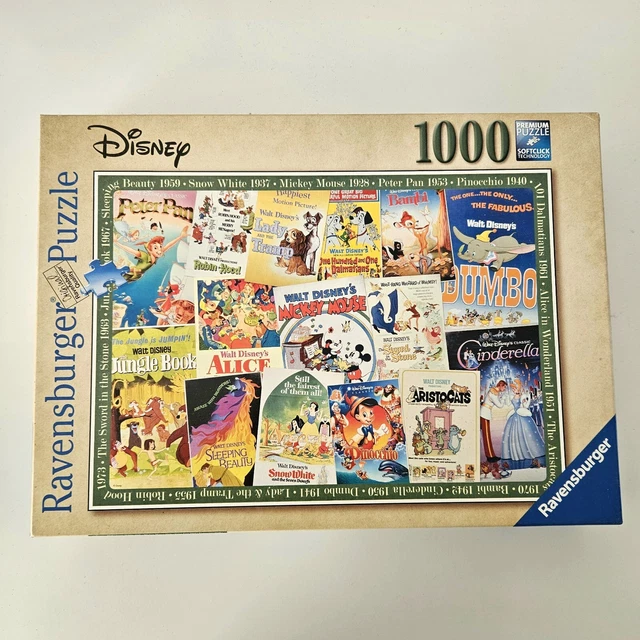 RAVENSBURGER - DISNEY Vintage Movie Posters Puzzle 1000pc $46.99 ...