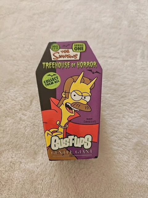 SIMPSONS TREEHOUSE OF Horrors Ned Flanders Devil Bust-Up PVC Gentle ...