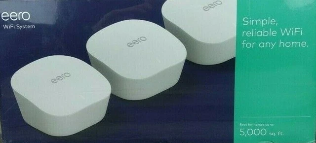 EERO MESH (3RD Generation) Wi-Fi Router/Extender - Pack of 3 $95.00 ...