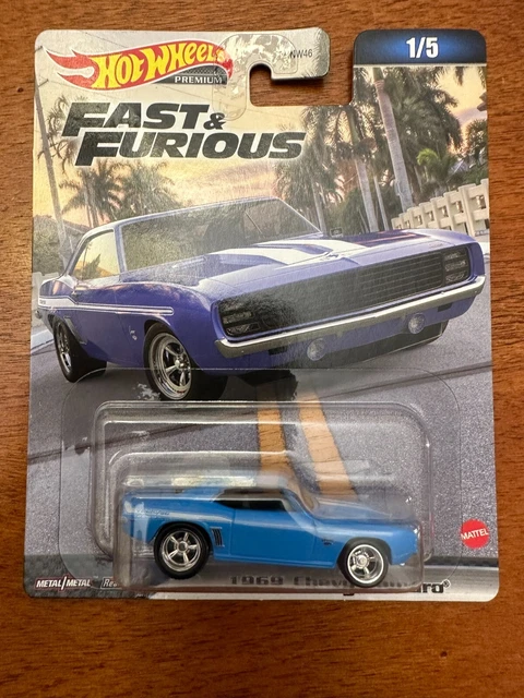'69 CHEVY CAMARO Hot Wheels Premium 2023 FAST & FURIOUS HNW46 £12.99 - PicClick UK