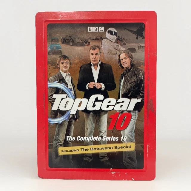 TOP GEAR : Complete Series 10 Steelbook DVD (2008) BBC Region 4 NTSC Ex ...