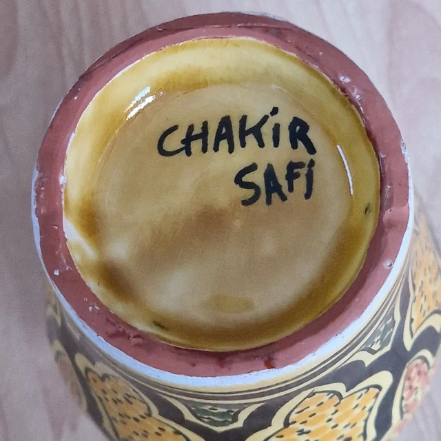 VASE MAROCAIN DE Safi Chakir Signé EUR 25,00 - PicClick FR