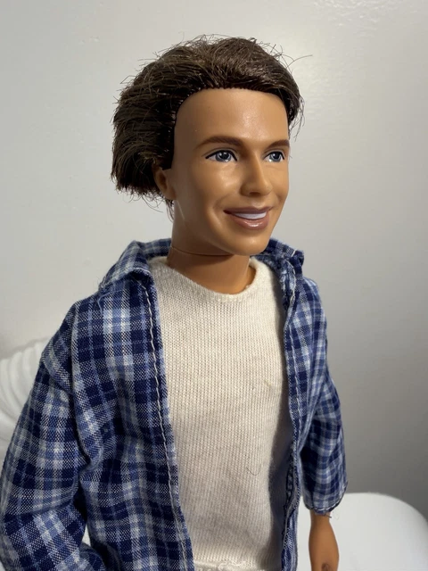 MATTEL KEN BARBIE Family Husband Alan Man Doll Jointed Arms Handsome ...