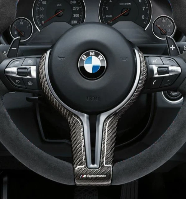 BMW M PERFORMANCE cover steering wheel carbon steering wheel trim ...