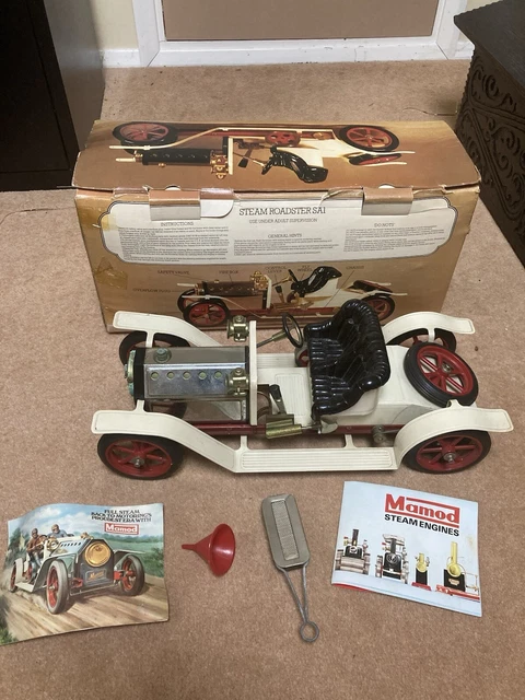 BOXED MAMOD STEAM roadster sa1 live steam Car model traction engine toy ...