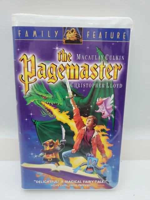 THE PAGEMASTER VHS 20th Century Fox PG movie £7.49 - PicClick UK