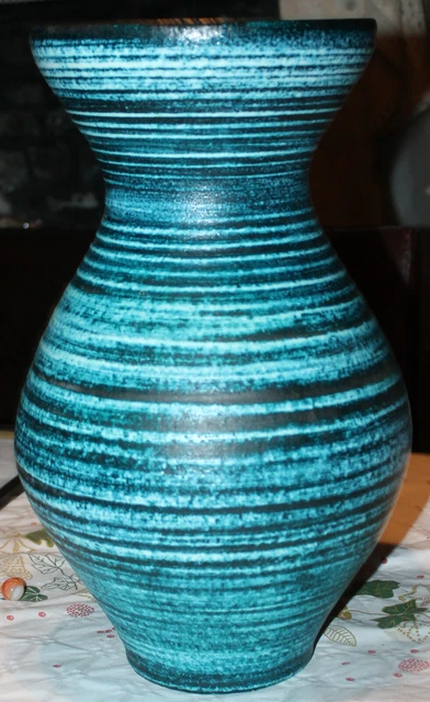 GRAND VASE BLEU ACCOLAY serie dit Gauloise 40,5cm EUR 400,00 - PicClick FR