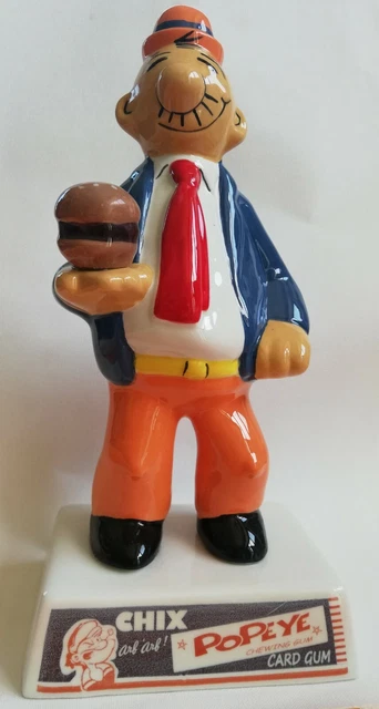 POLDO BRACCIO DI ferro popeye ceramica ADVERTISING cartoni wimpy ...