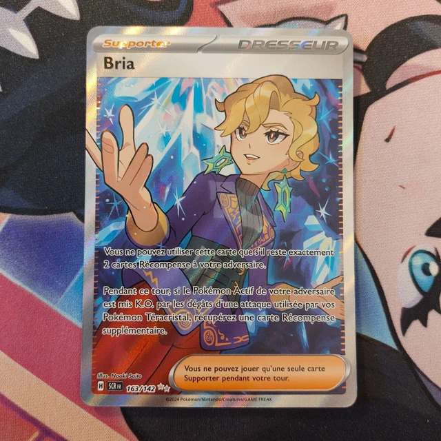 CARTE POKÉMON BRIA Secrète 163/142 FULL ART Couronne stellaire Fr EUR 1 ...
