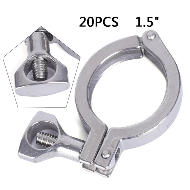 1.5& SANITARY FASTENER Tri Clamp Quick-Loading Stainless For 50.5MM OD ...