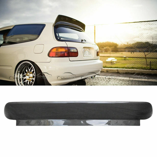 FOR 1992-95 HONDA Civic EG EG6 N1 JDM Style Carbon Fiber Rear Roof Wing Spoiler £321.75 ...