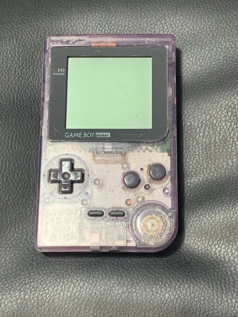 CONSOLE NINTENDO MGB001 GameBoy Pocket violette transparente Game Boy ...