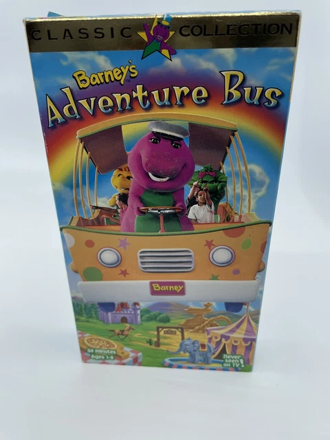BARNEY - BARNEYS Adventure Bus (VHS, 1997) £7.01 - PicClick UK
