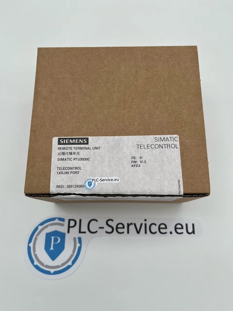 SIEMENS SIMATIC RTU3030C S7 6NH3112-3BA00-0XX0 FS:1 telecomando T 6NH3 ...