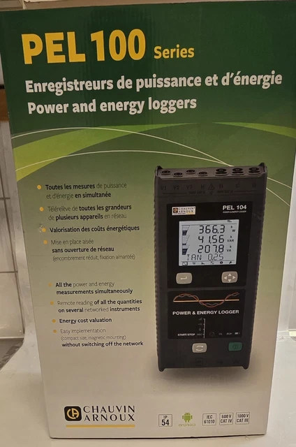 CHAUVIN ARNOUX PEL103 Power & Energy Logger FREE SHIPPING £744.65 ...