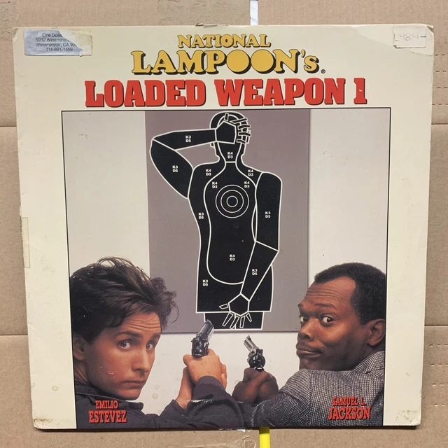 NATIONAL LAMPOONS LOADED Weapon 1 (Laserdisc, 1993) EMILIO ESTEVEZ SAM ...