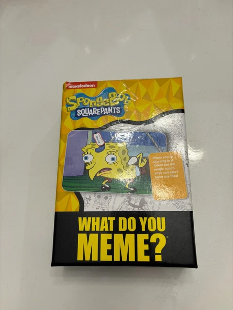 WHAT DO YOU Meme? Family Games Featuring SpongeBob Squarepants ...