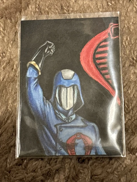 GABE'S CAVE SERIES 2 Jody Poole Cobra Commander G.I. Carte croquis Joe ...
