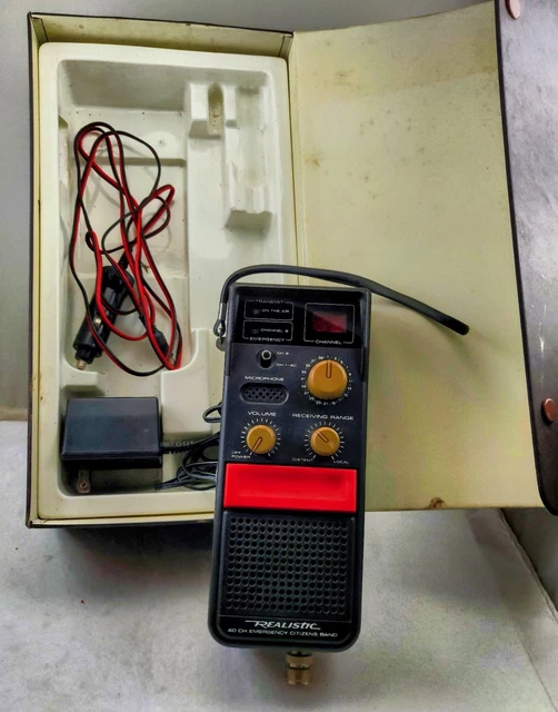 VINTAGE REALISTIC 40 Channel Two Way CB Radio System $20.86 - PicClick CA