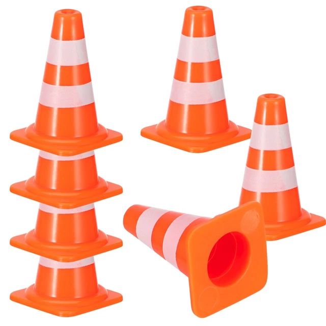 7 PCS MINI Traffic Cones Kids Road Sign Driving Habit Toys Man $13.69 ...