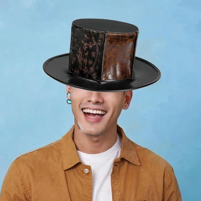 STEAMPUNK TOP HAT Fancy Dress Classic Party Hat Costume Accessories for ...