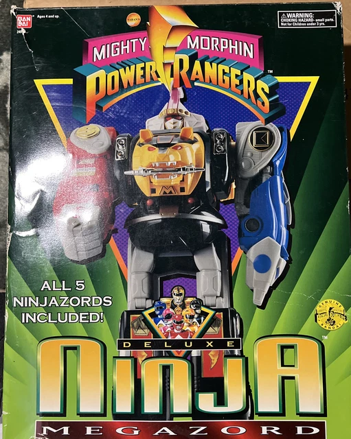 MIGHTY MORPHIN POWER Rangers Deluxe Ninja Megazord New Open Box-Read ...