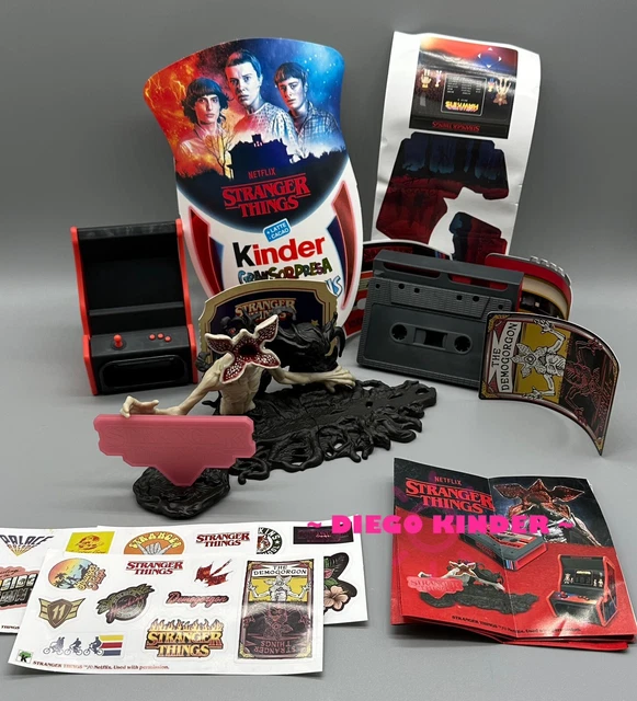 STRANGER THINGS KINDER Ferrero Pasqua 2023 Serie Completa Maxi ...