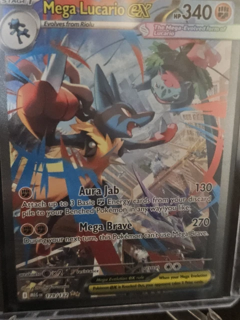 POKÉMON TCG MEGA-LUCARIO-EX SIR 179/132 Mega Evolutions Full Art £239.53 - PicClick UK