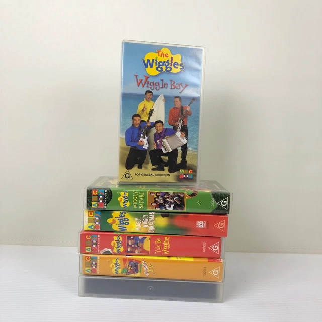 THE WIGGLES VHS Bundle X 6 Original Cast ABC Kids - tested and working ...