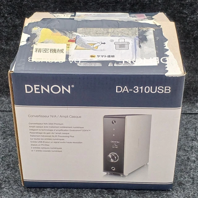 DENON DA-310USB DESKTOP USB DAC Headphone Amp Works Tested From Japan ...