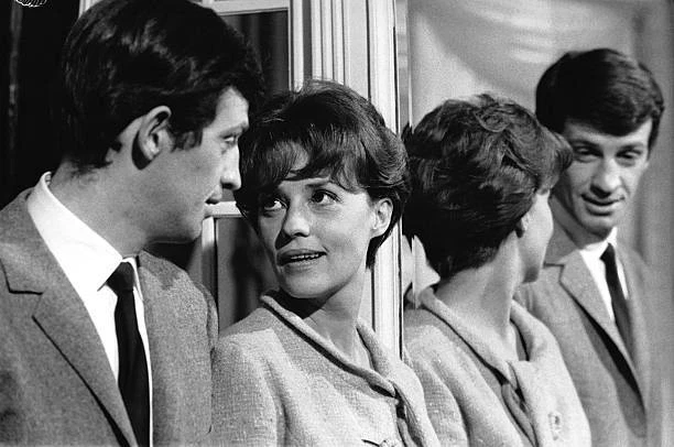 JEAN-PAUL BELMONDO AND Jeanne Moreau in Marcel Ophuls' film 'E- 1963 ...