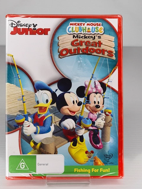 MICKEY MOUSE CLUBHOUSE - Mickey's Great Outdoors Disney DVD fishing £10 ...