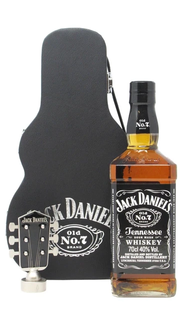 JACK DANIEL'S - Old No. 7 Guitar Case Whiskey 70cl £52.45 - PicClick UK
