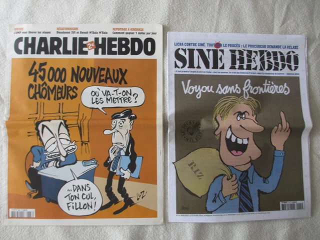 CHARLIE HEBDO N° 868 + Sine Hebo N° 22- 04/02/2009 EUR 5,00 - PicClick FR