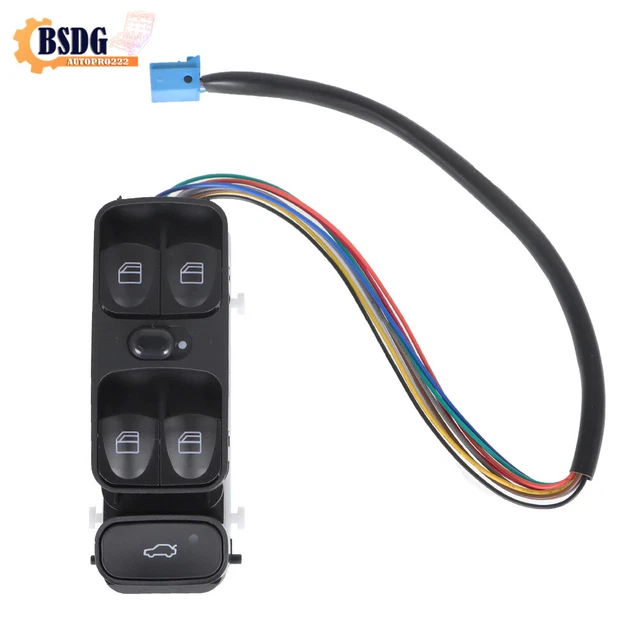 FENSTERHEBERSCHALTER SCHALTER FÜR Mercedes C209 W209 CLK320 CLK500 ...