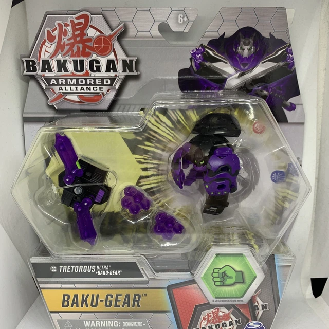 BAKUGAN ARMORED ALLIANCE Tretorous Ultra with Transforming Baku-Gear Purple NEW EUR 12,96 ...