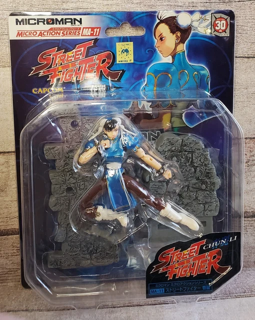 NEW MICROMAN CHUN-LI Street Fighter Action Figure 2005 Capcom Takara ...
