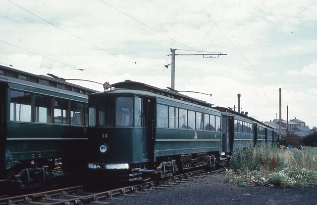 COLOUR RAIL SLIDE, DE1738, Grimsby & Immingham tram, 33, Pyewipe £1.25 ...