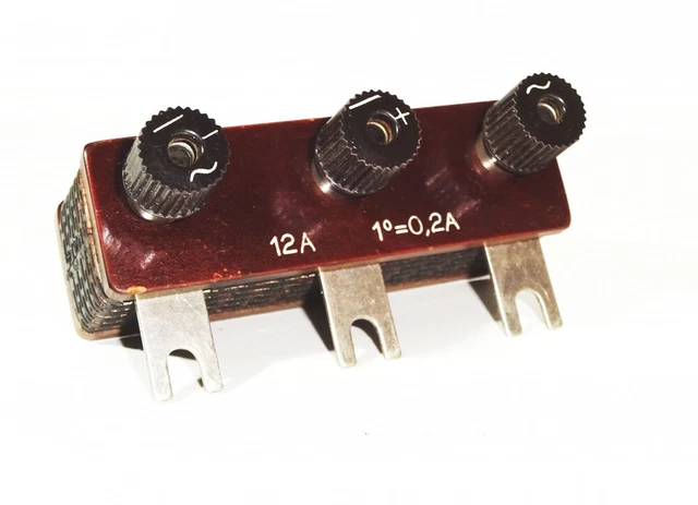 OLD RESISTOR 12 A Shunt Resistor Bakelite Measuring Devices NOS GDR ...