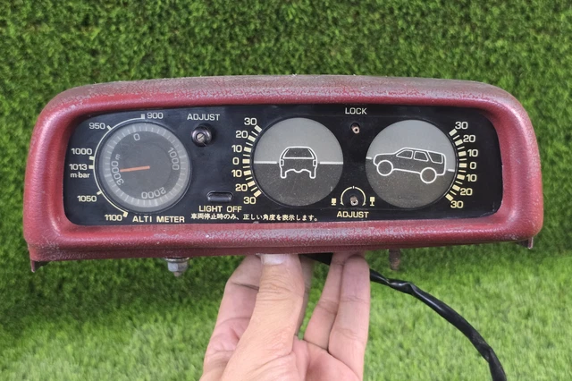 TOYOTA 4RUNNER, HILUX, 4WD 1988-1994 LN130 Tilt Altimeter Gauge OEM JDM ...