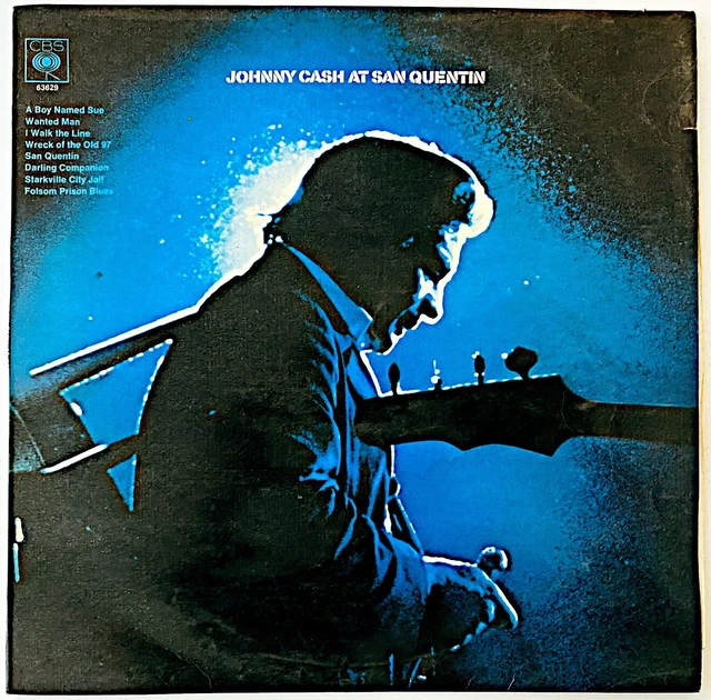 JOHNNY CASH - Johnny Cash At San - 1969 Uk Lp Vinyl Stereo Album - Vg+ ...